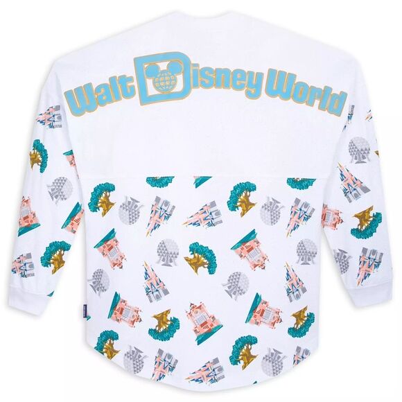 Disney | Tops | Nwt 224 Walt Disney World Icons Spirit Jersey Four Parks Wdw Medium | Poshmark